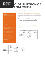 Lista Diodos | PDF | Diodo | Semicondutores