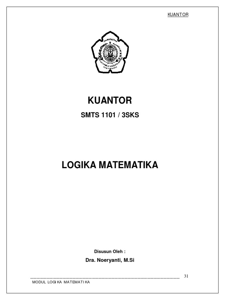 880 Bab 2 Kuantor PDF | PDF
