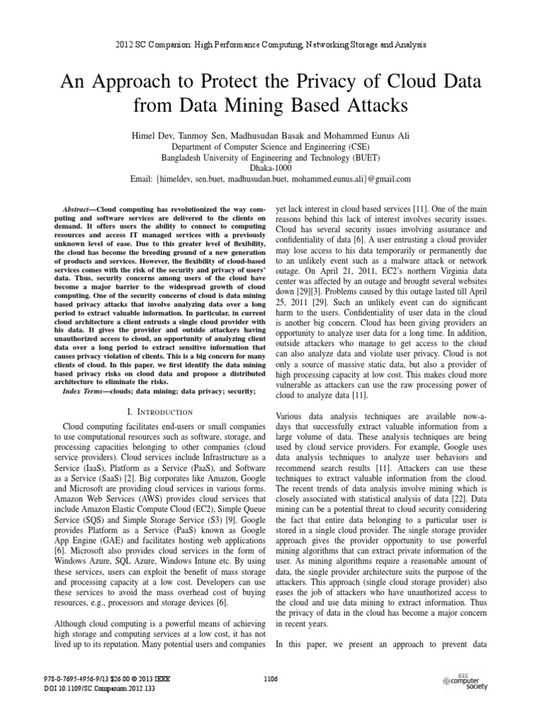 Dev2012 PDF | PDF | Data Mining | Cloud Computing