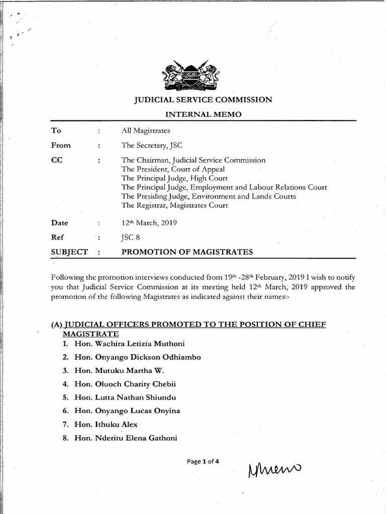List of Promoted Magistrates | PDF