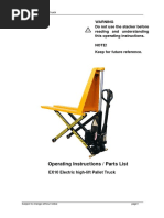 Pallet Truck Inspection Checklist | PDF