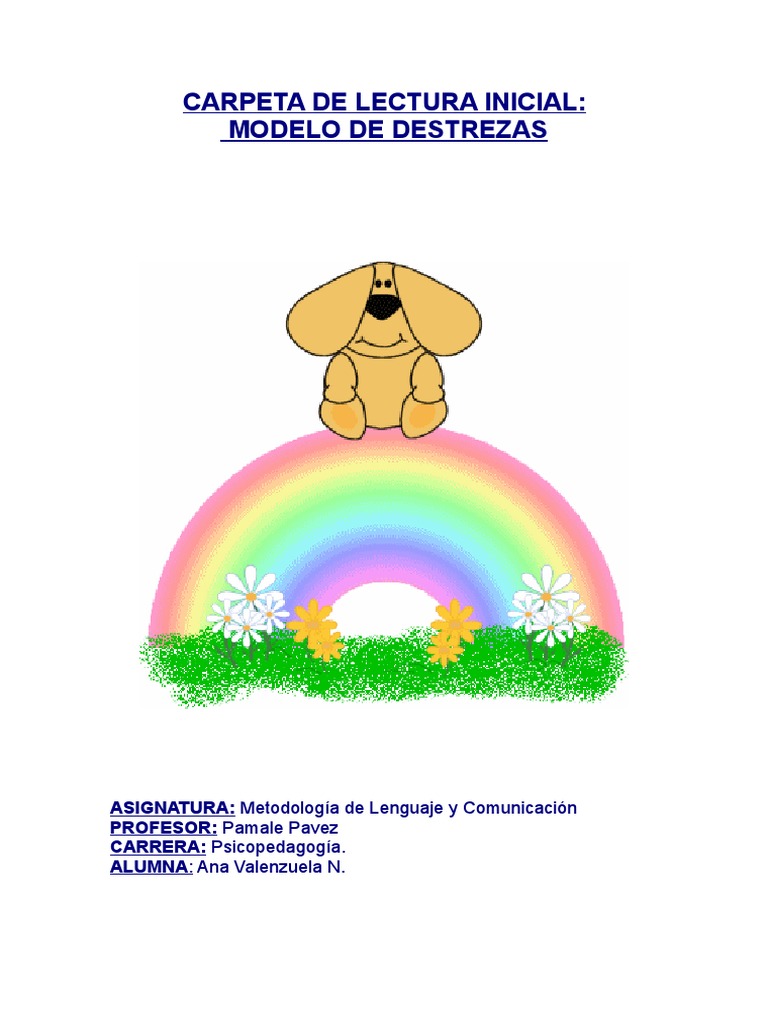 Carpeta de Lectura Inicial | PDF | Artes del Lenguaje y Comunicación