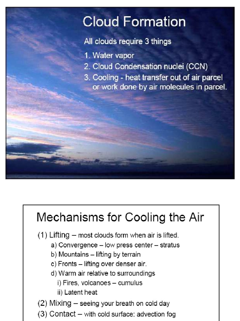 Types of Cloud Formation | PDF