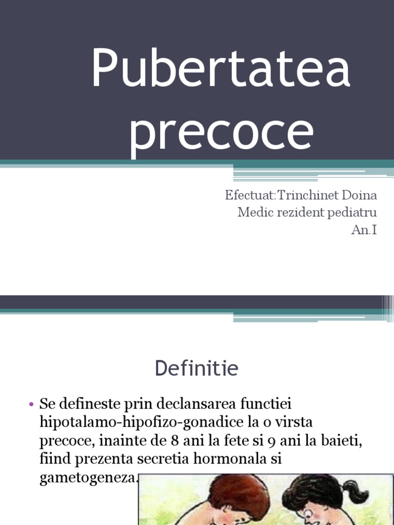 Pubertatea Precoce Trinchinet | PDF