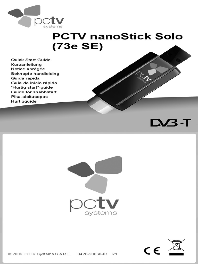 8420-20030-01 POSTER PCTV 73e SE Solo EU-SK R1 PDF | PDF | Information ...