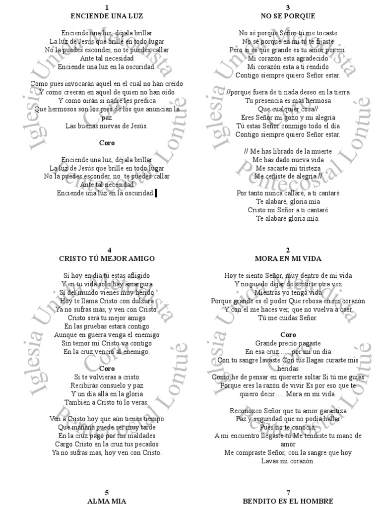 Canciones Cristianas | PDF | Cristo (título) | Amor