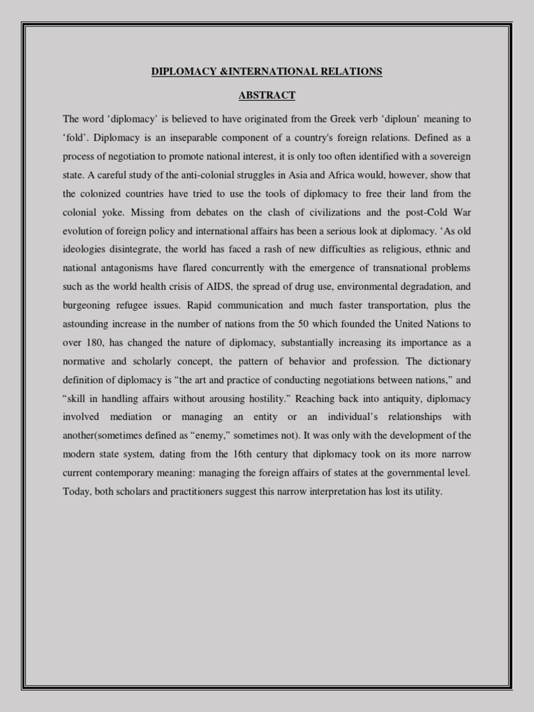 Political Science Abstract | PDF | Politics