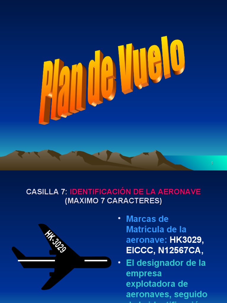 Plan de Vuelo | PDF | Aviación Civil | Vehículos