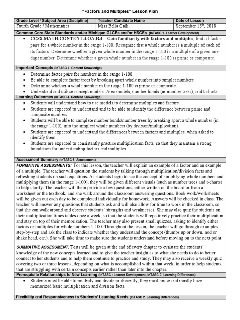 CCSS - MATH.CONTENT.4.OA.B.4 - Gain Familiarity With Factors and ...
