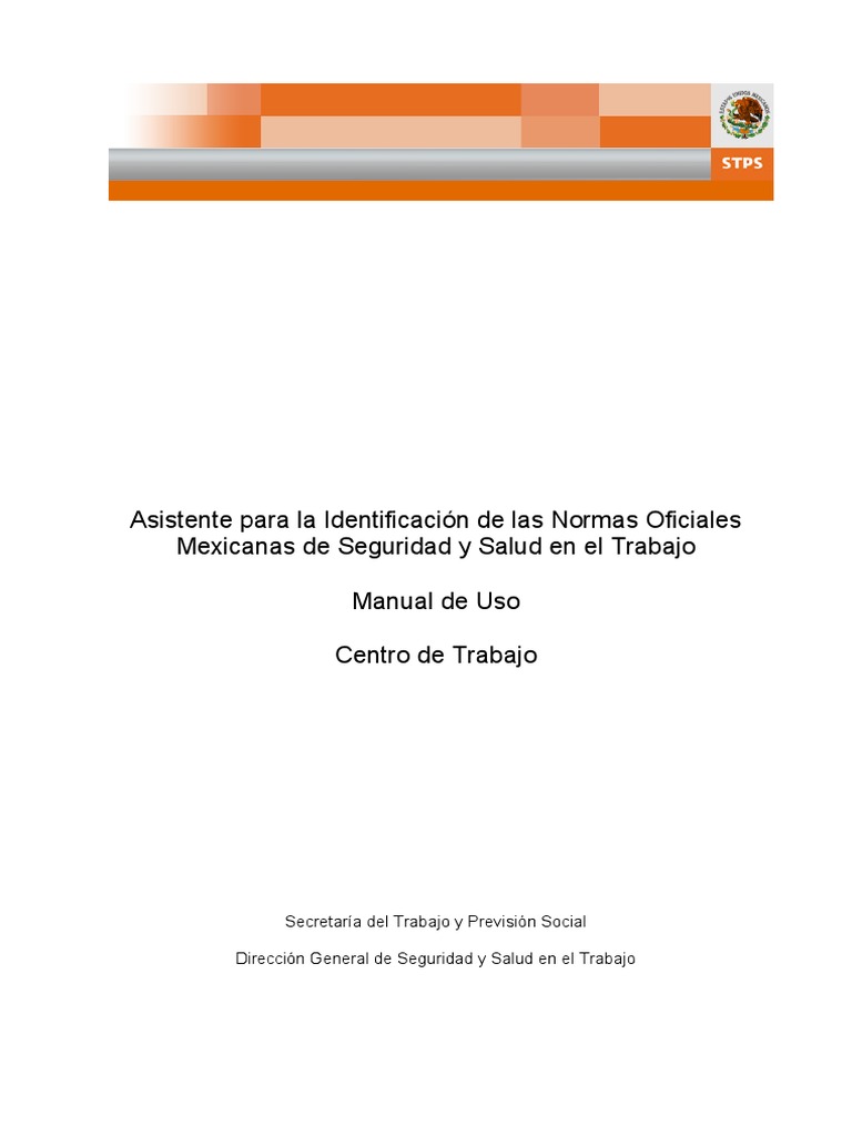 Asistente para Identificar Normas STPS | PDF | Point and Click ...