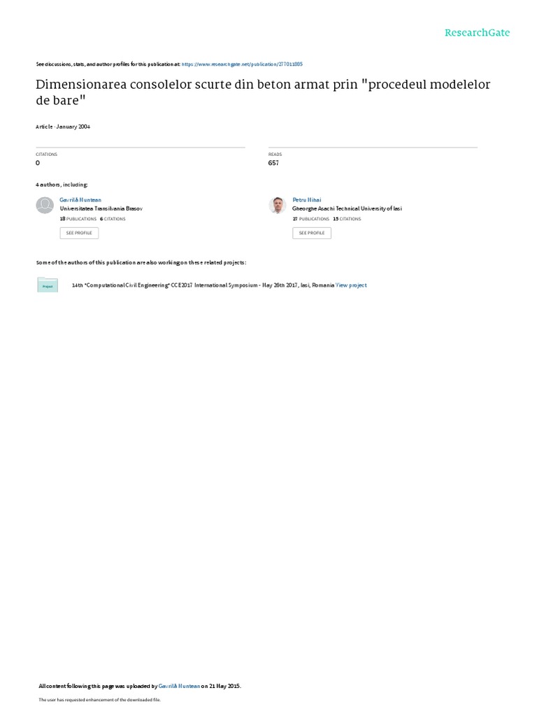 Eurocod 2 Proiectarea Structurilor de Be | PDF