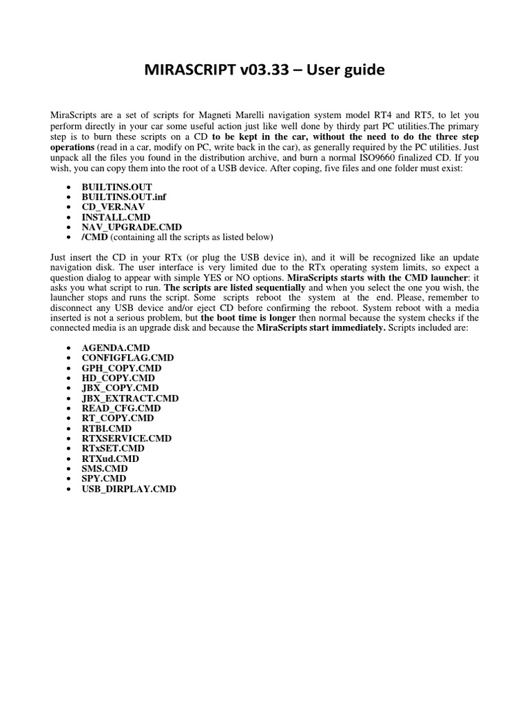 Mirascript en v03.33 | PDF | Booting | Computer File