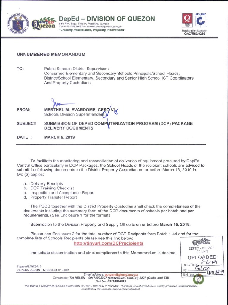 Deped: Division of Quezon | PDF