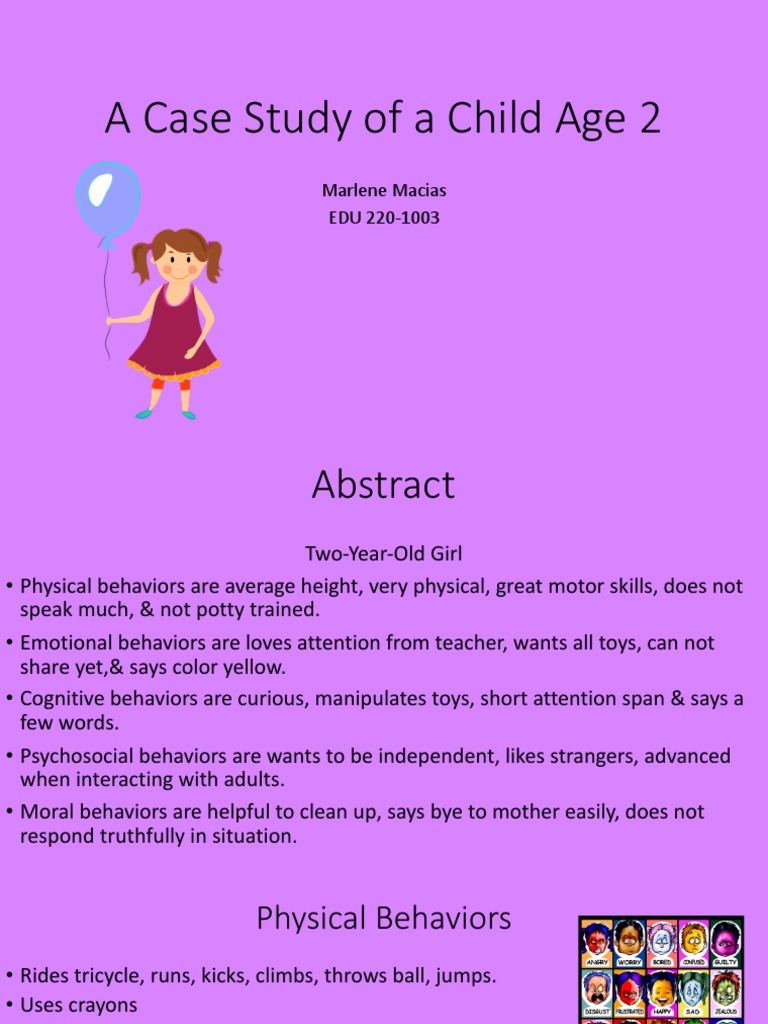 Case Sudy | PDF | Child Development | Relationships