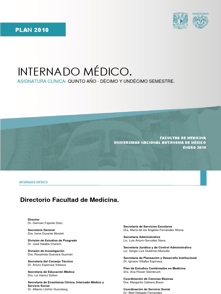 Programa Academico - Internado PDF | PDF | Evaluación | Aprendizaje