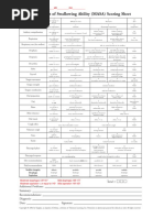 CLQT Record Form | PDF