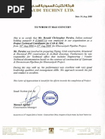 Civil Engineer Experience Certificate Format 1 | PDF