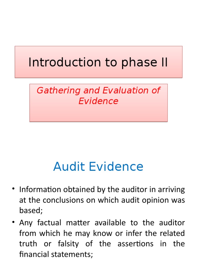 Introduction To Phase II Introduction To Phase II: Gathering and ...