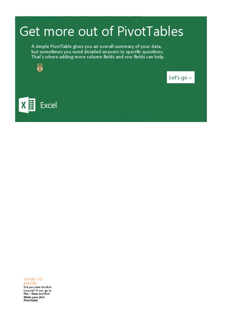 Pivot Table | PDF | Business | Computing And Information Technology