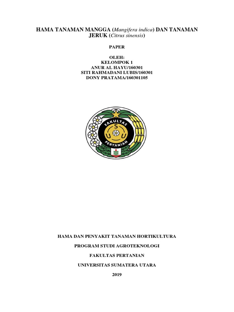 Hama Tanaman Mangga | PDF