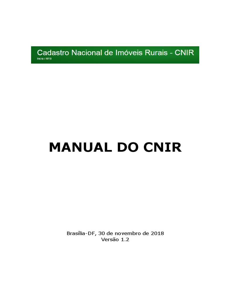 Manual Do CNIR | PDF | Certificado de chave pública | Bancos de dados