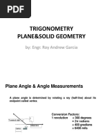 Mensuration Formula Sheet - IGCSE | PDF | Euclidean Geometry | Convex Geometry