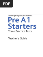 Sample Test - Starters - Listening | PDF | University Of Cambridge ...