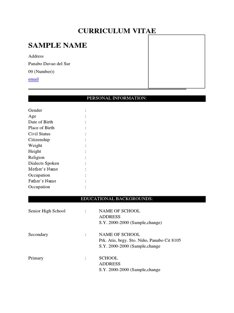 Curriculum Vitae | PDF | Cognition | Learning