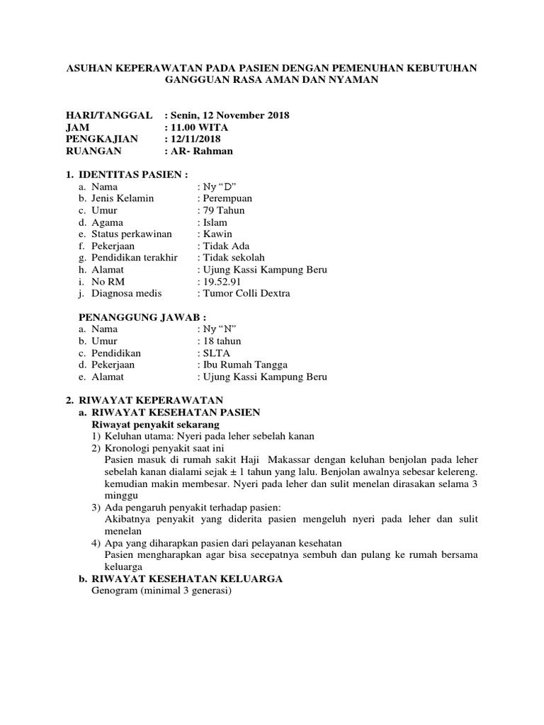 Askep Tumor Colli | PDF