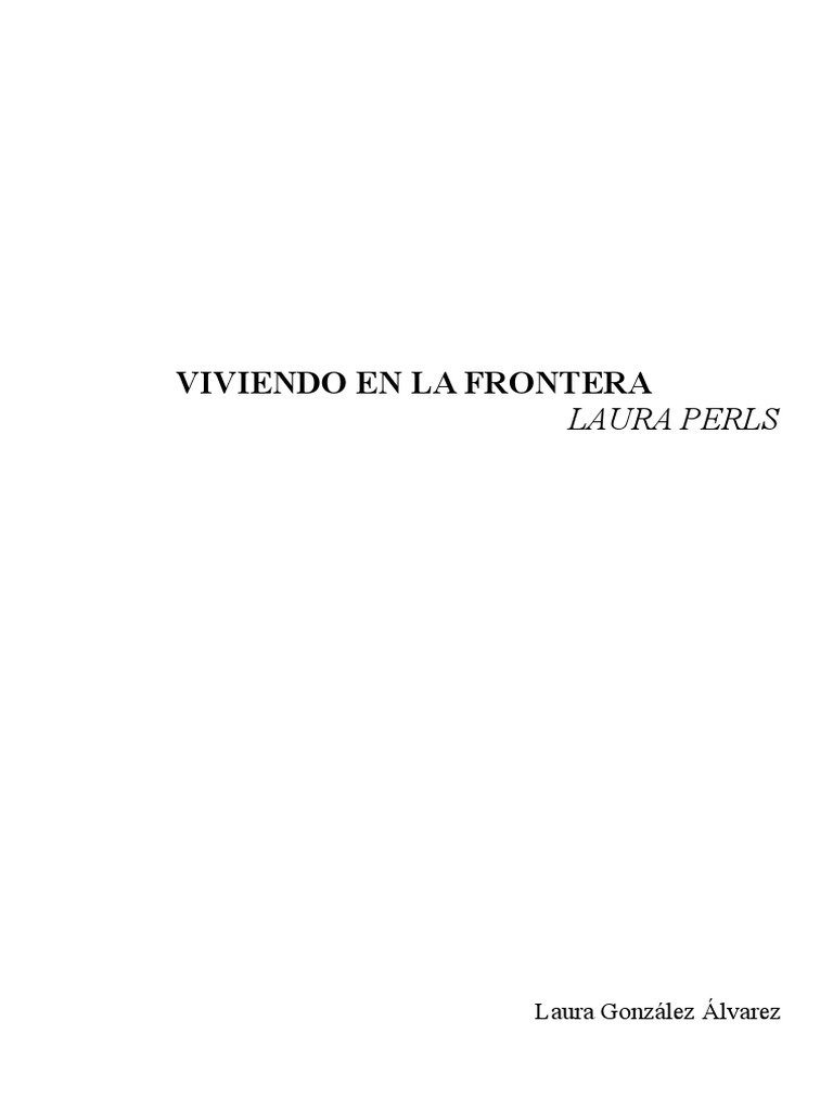 Laura Perls | PDF | Terapia Gestalt | Ansiedad