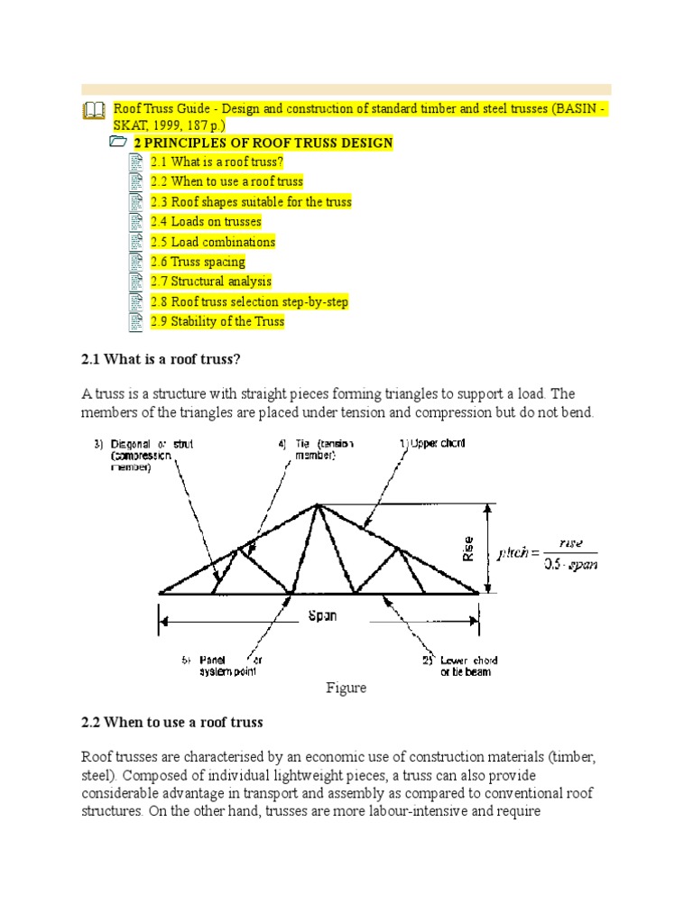Roof Truss Guide | Truss | Roof