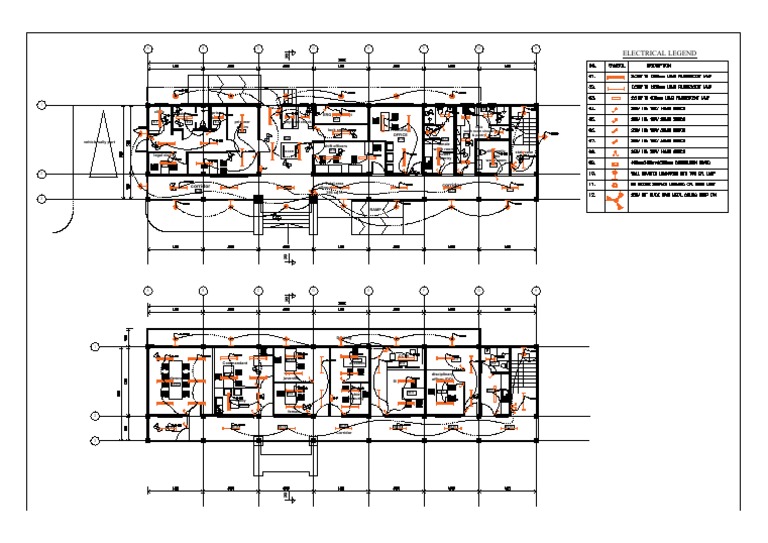 Floor Plan for a Detention Facility Showing Cell Blocks, Offices and ...