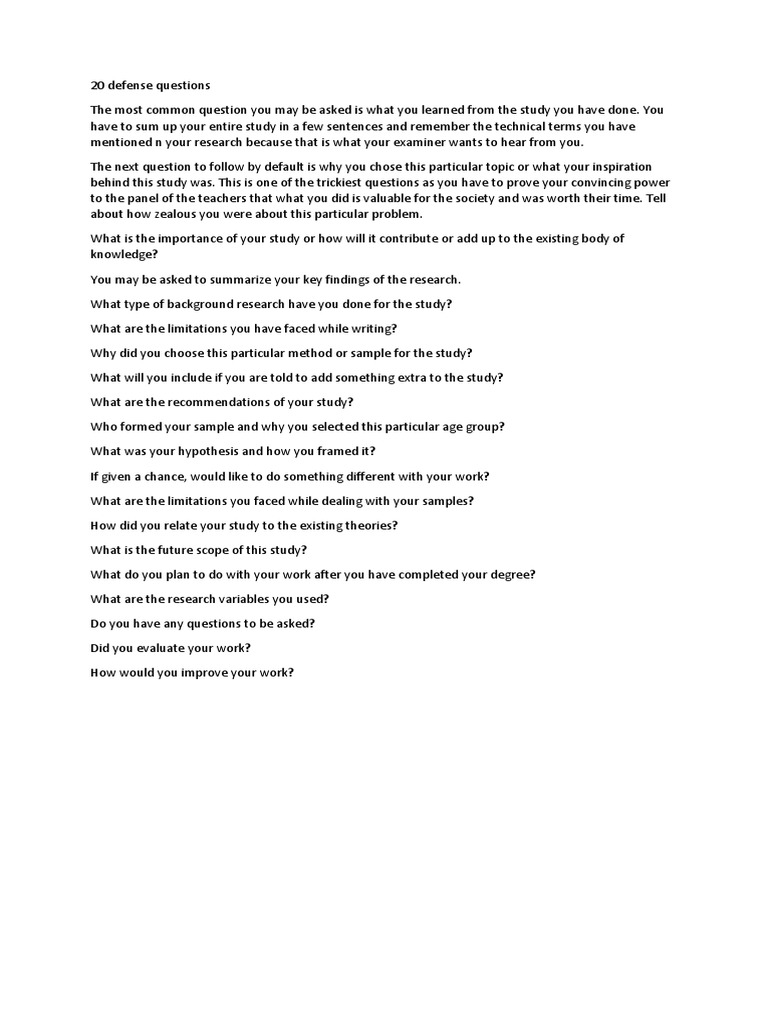 Title Defense | PDF | Methodology | Science