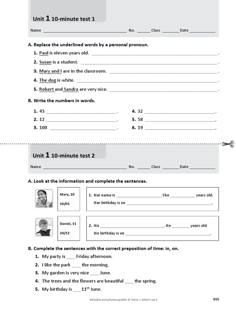 Unit 10-Minute Test 1 | PDF | Syntax | Linguistic Morphology