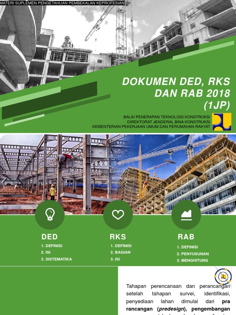 DED, RKS Dan RAB PDF | PDF