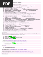 Ejercicios de Tiempos Pasados en Español | PDF