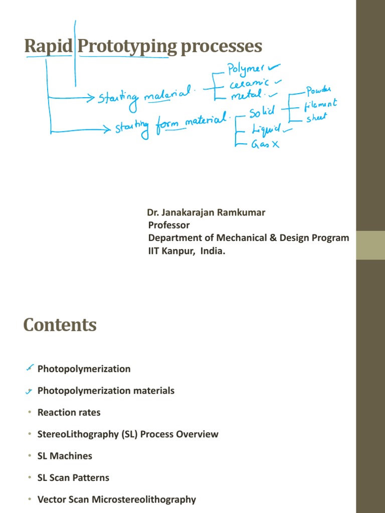 Lectures 18-19, Polymerization Processes, Dr. Janakarajan Ramkumar PDF | PDF | Polymerization ...