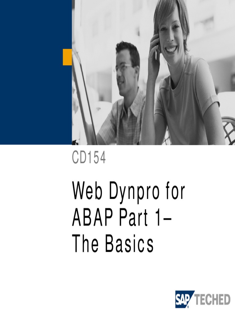 WebDynPro ABAP BASICS Part 1 | PDF | Web Application | Model–View–Controller
