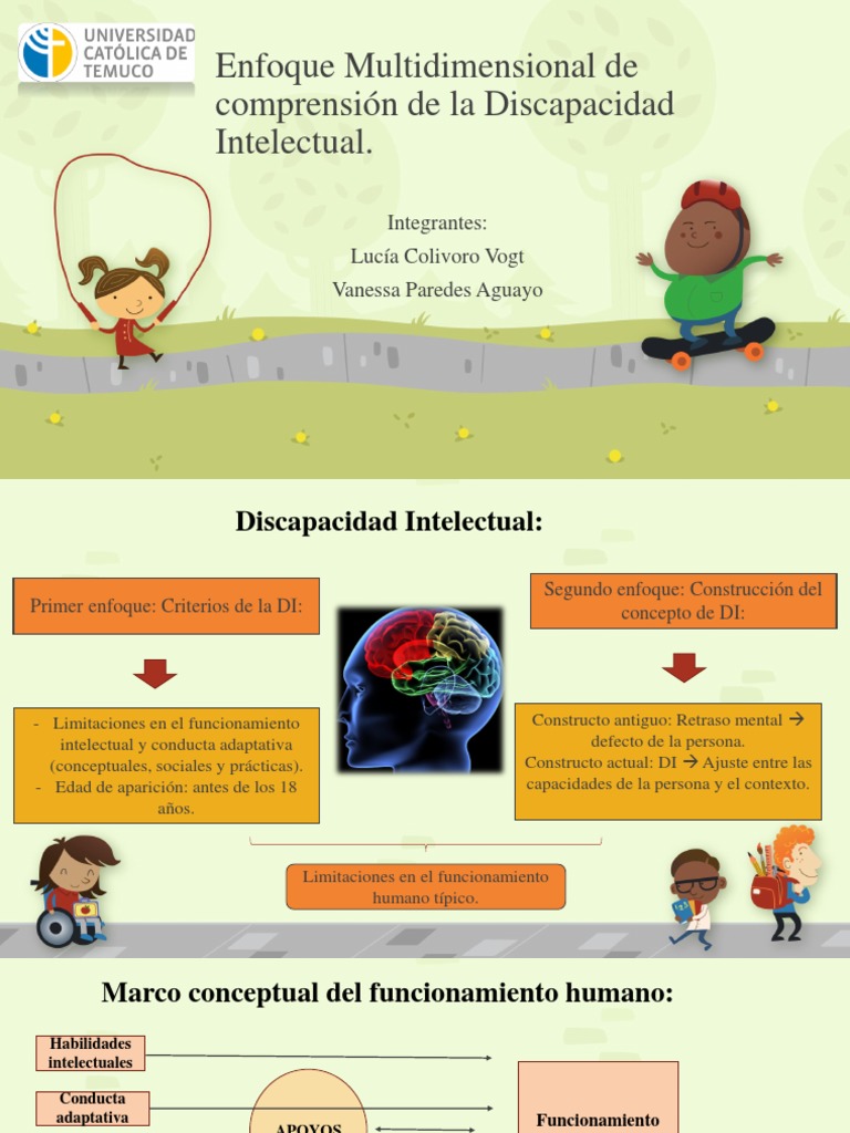 Enfoque Multidimensional de Comprensión de La Discapacidad Intelectual | Invalidez ...