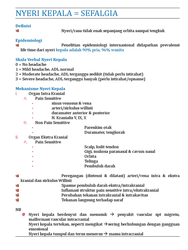 Nyeri Kepala | PDF