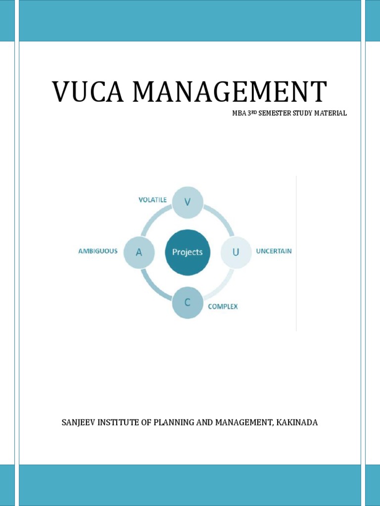 Vuca Management PDF | PDF | Option (Finance) | Mergers And Acquisitions