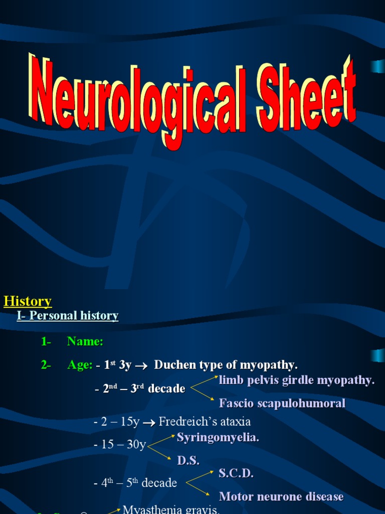 Neurological Sheet | PDF | Nervous System | Neuroscience