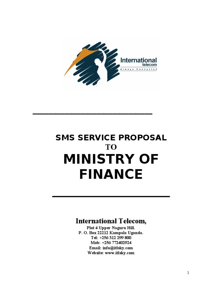 Bulk SMS Proposal | PDF | Multimedia Messaging Service | Computer Network