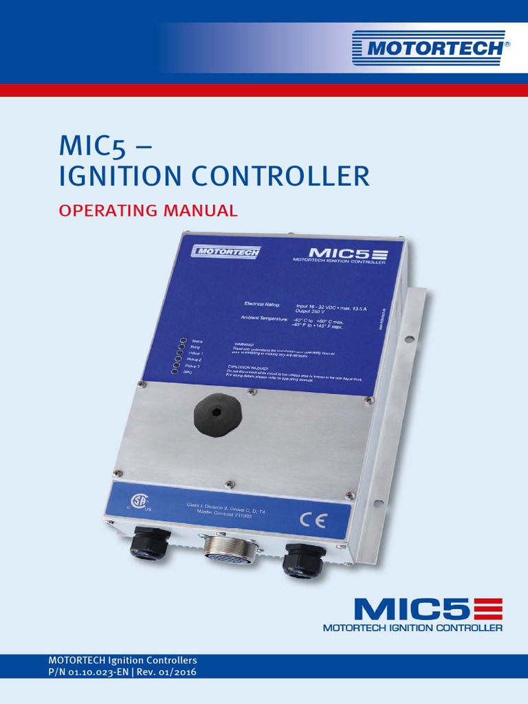 MOTORTECH Manual MIC5 01.10.023 EN 2016 01 WEB PDF | PDF | Electrical ...