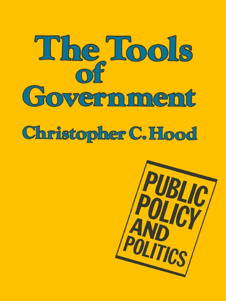 LIVRO HOOD The Tools of Government 1983 PDF | PDF | Tools | Time
