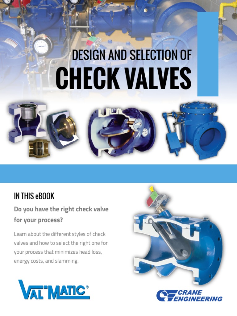Guide to Design and Selection of Check Valves | Valve | Pump