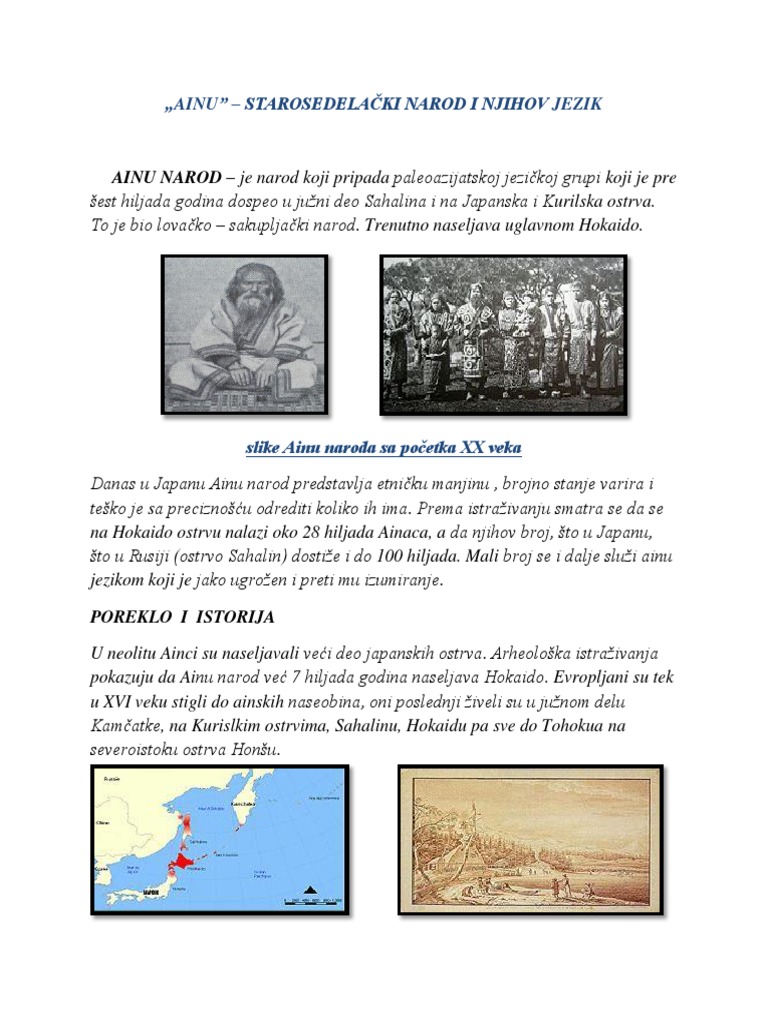 Ainu | PDF