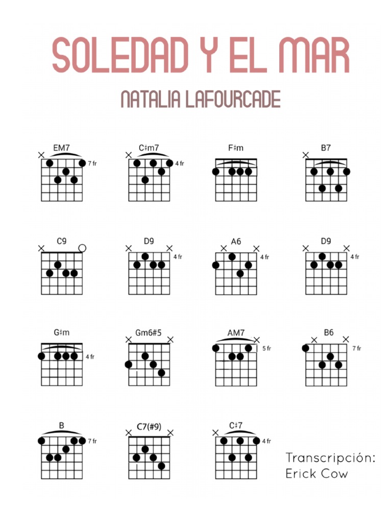 Natalia Lafourcade - Soledad y El Mar (Acordes) PDF | PDF
