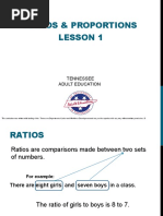 Ratios Choice Board | PDF | Ratio | Cognition