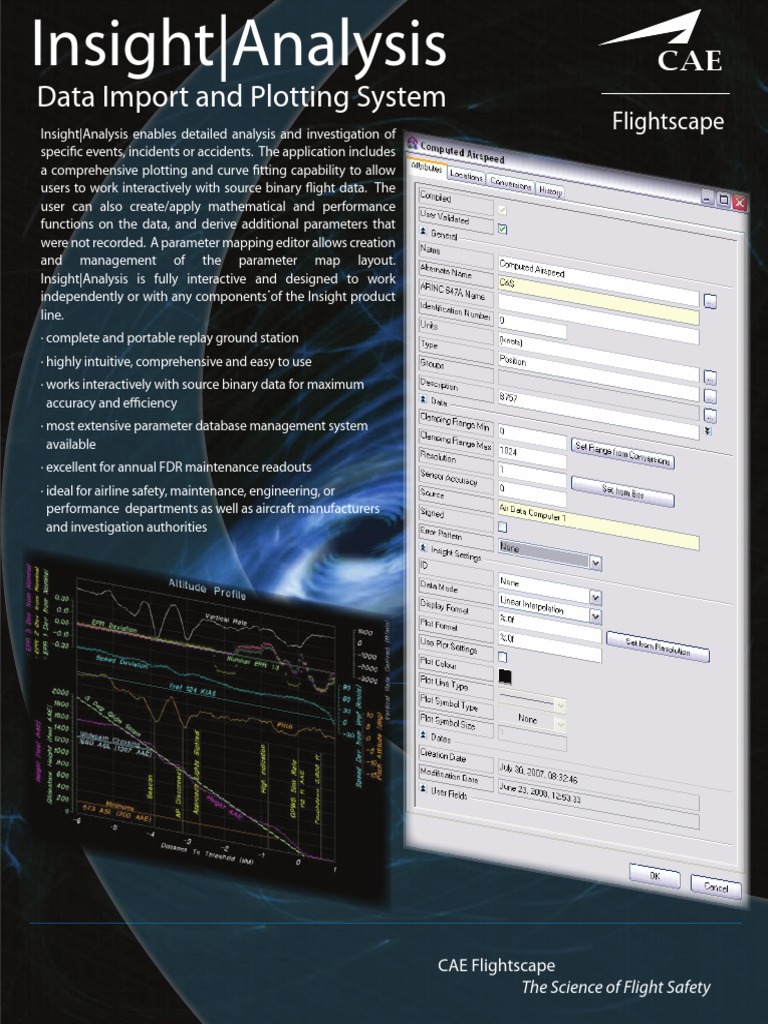 Insight - Analysis: Data Import and Plotting System | PDF | Flight ...